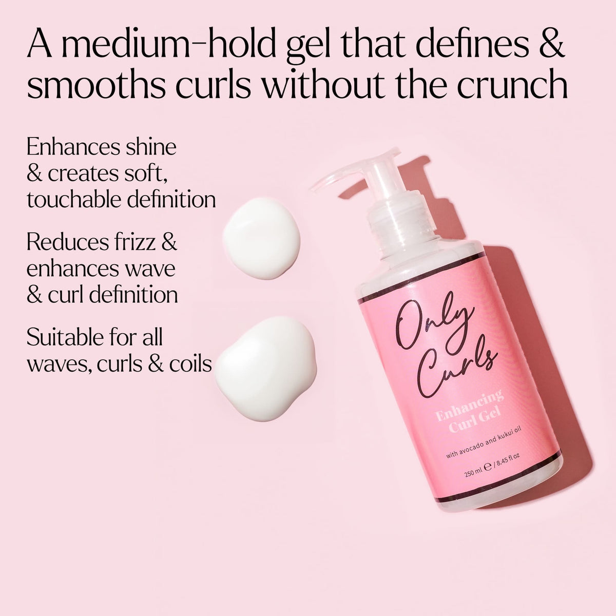 Only Curls Enhancing Curl Gel | A Must-Have Curl Definition Product