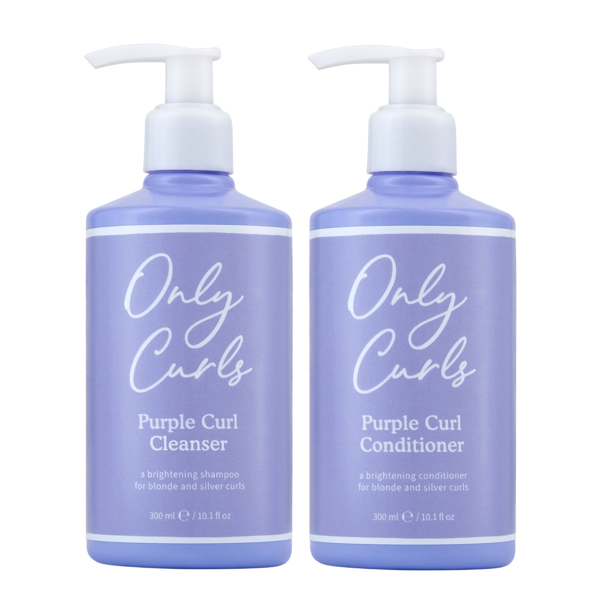 Only Curls Purple Curl Cleansing Bundle - for blonde and silver curls
