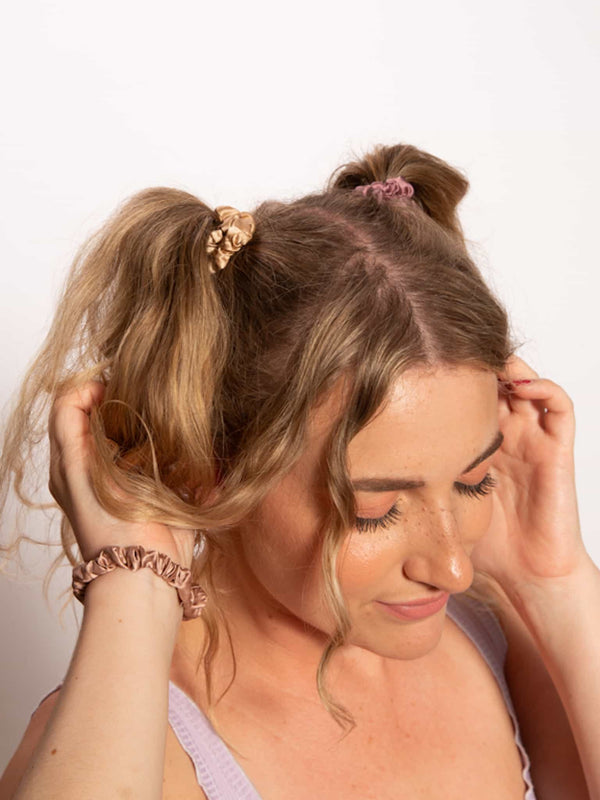 Only Curls 100% Silk Scrunchies